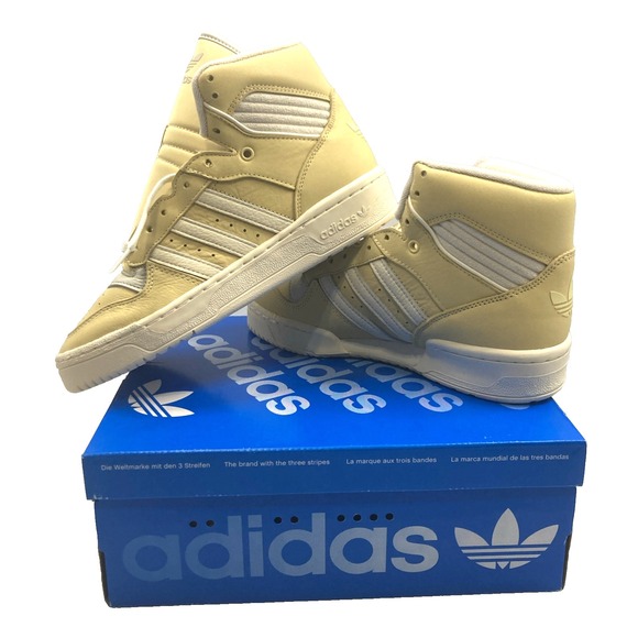 adidas | Shoes | Adidas Rivalry Hi W 223 Yellow Hi Top Sneakers Womens ...